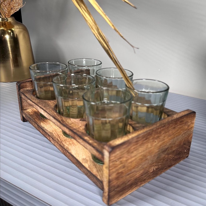 Authentic Cutting Chai Glasses – Set of 6 Traditional Indian Tea Cups ...