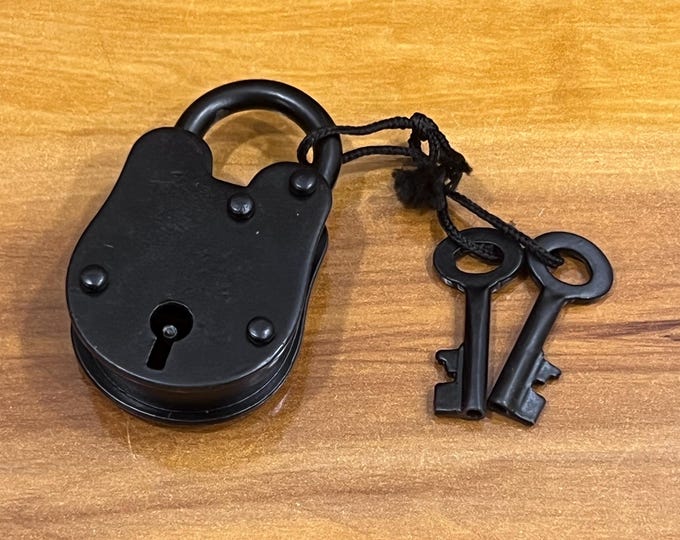 Vintage Style Lucky Chinese Word PASSWORD Padlock Lock -lk - Etsy