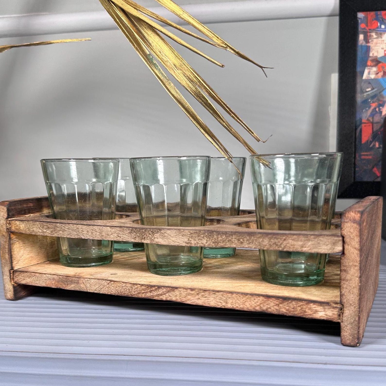 Authentic Cutting Chai Glasses – Set of 6 Traditional Indian Tea Cups ...