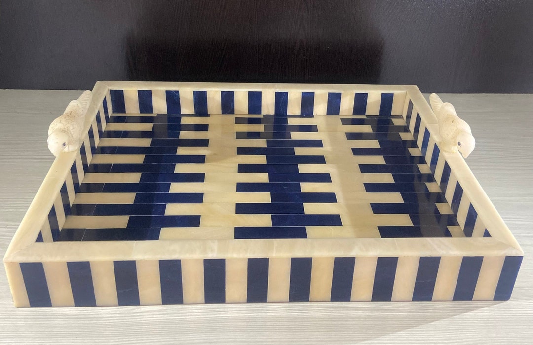 Handmade Natural Edge Resin Tray With Parrot Design Epoxy Resin Wood ...