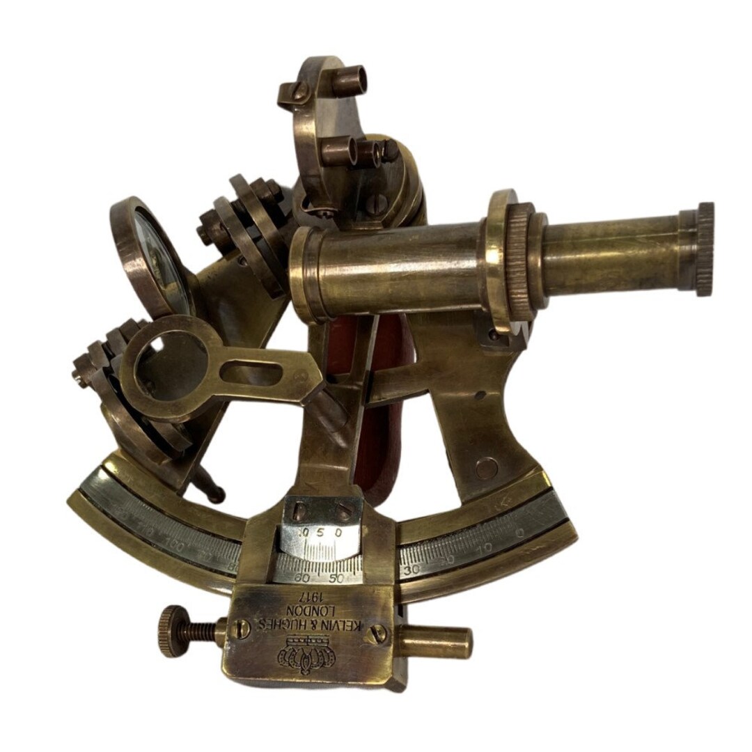 Nautical Brass Sextant Antique Finish, Working Navigational Instrument ...