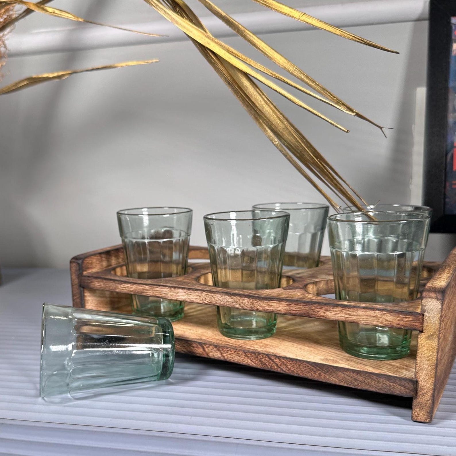 Authentic Cutting Chai Glasses – Set of 6 Traditional Indian Tea Cups ...