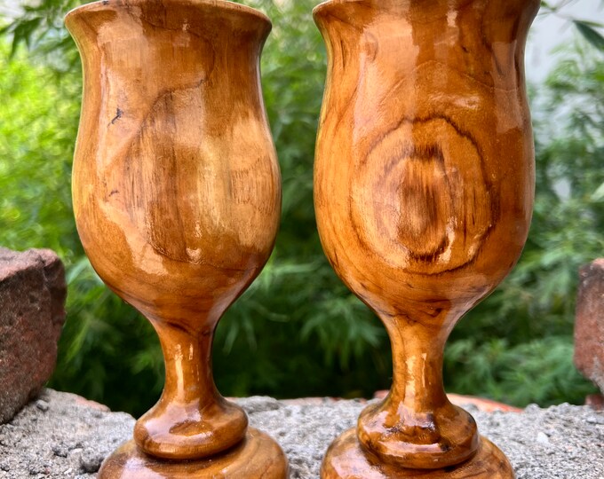 Olive Wood, Cup - Etsy
