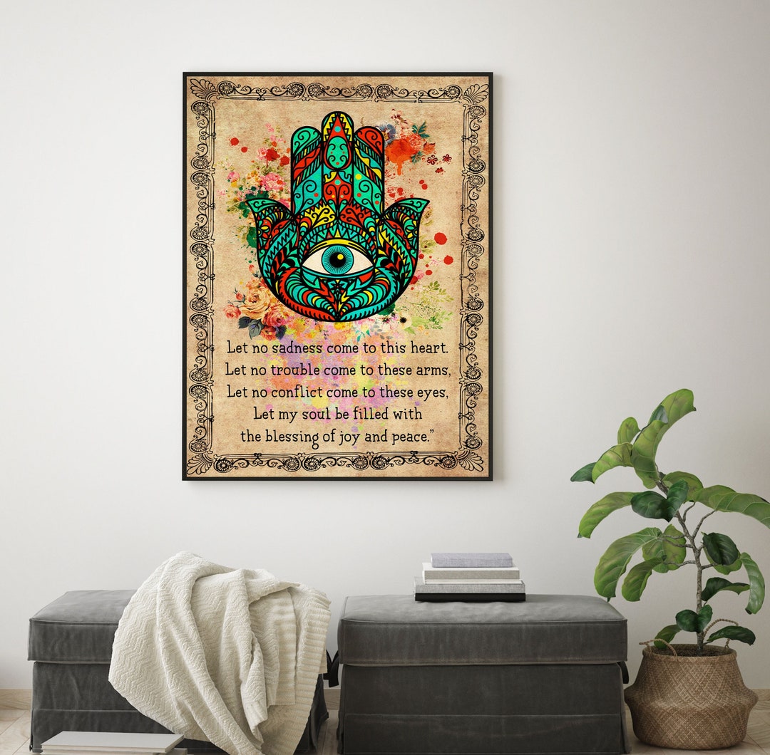 Let No Sadness Come to This Heart Let No Trouble Come to This - Etsy