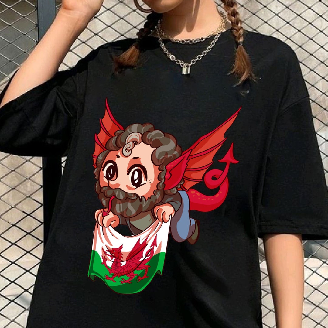Michael Sheen Chibi Fanart Shirt Tiny Welsh Dragon Sheen - Etsy