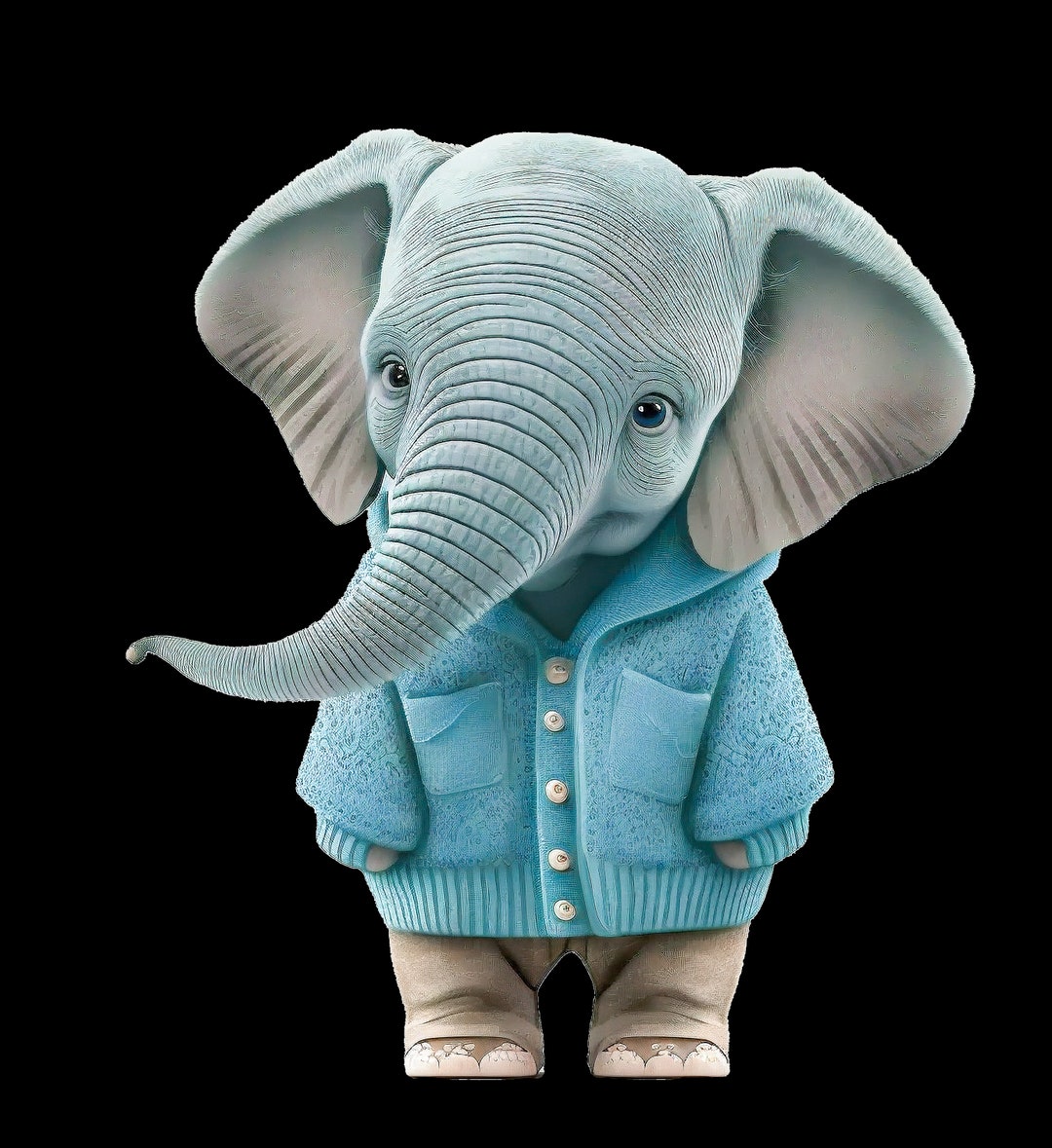 Geometric Baby Elephant 8 Instant Downloads in Multi Color Jpg Digital ...