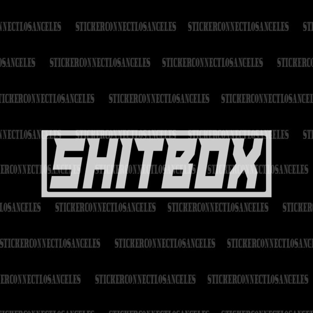 SHITBOX Decal - Etsy