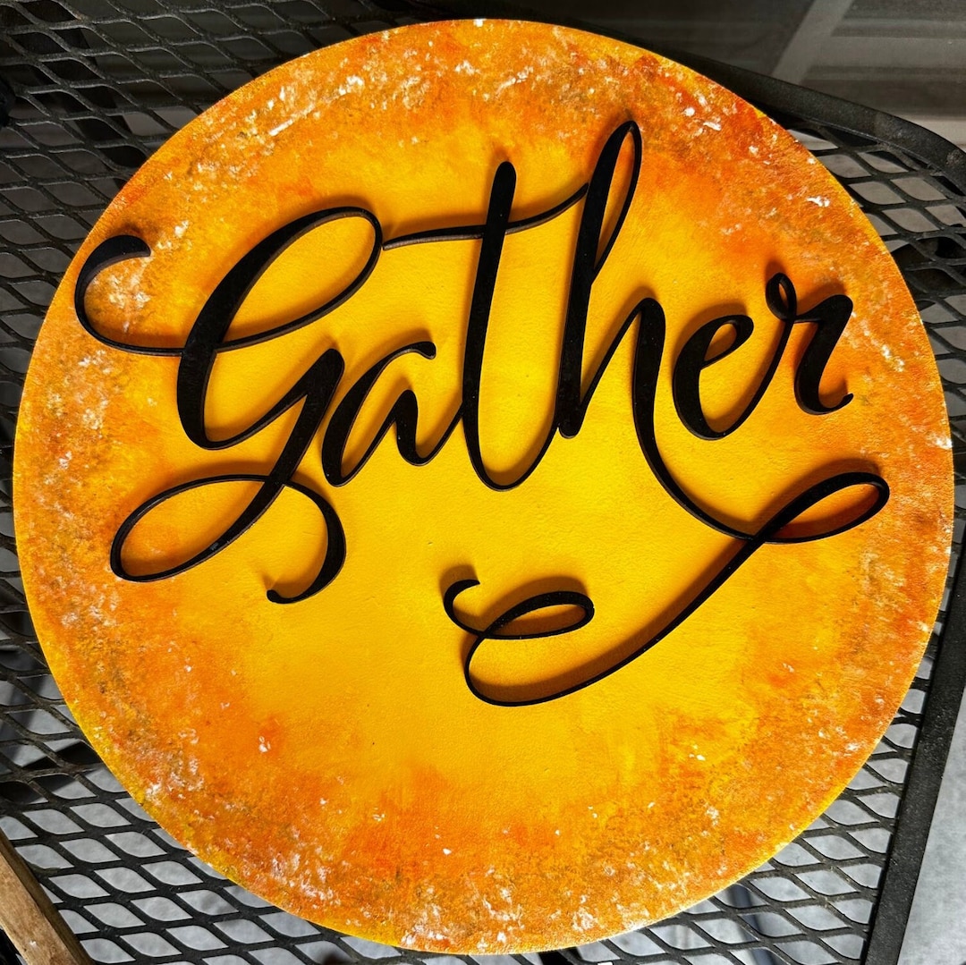 Decorative Wall Hanger Round Gather Appreciation Wall Decor ...