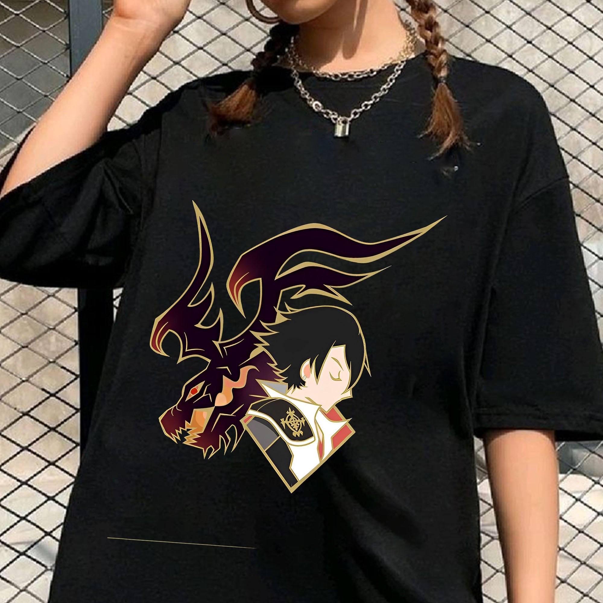 Clive Rosfield X Ifrit FF16 Chibi Fanart Shirt Ifrit FF16 - Etsy Australia
