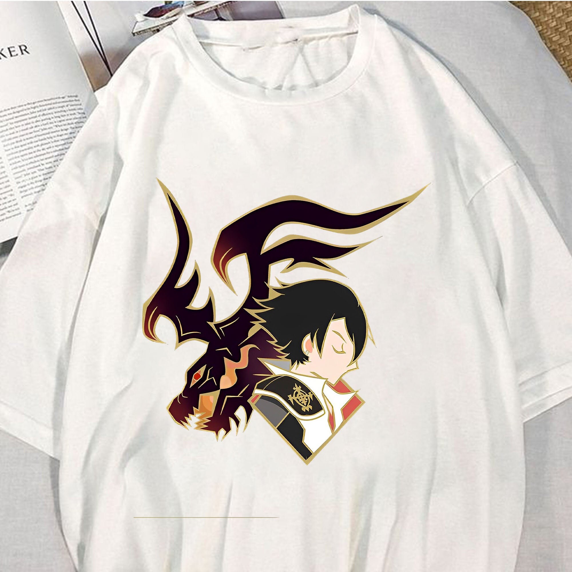 Clive Rosfield X Ifrit FF16 Chibi Fanart Shirt Ifrit FF16 - Etsy Australia