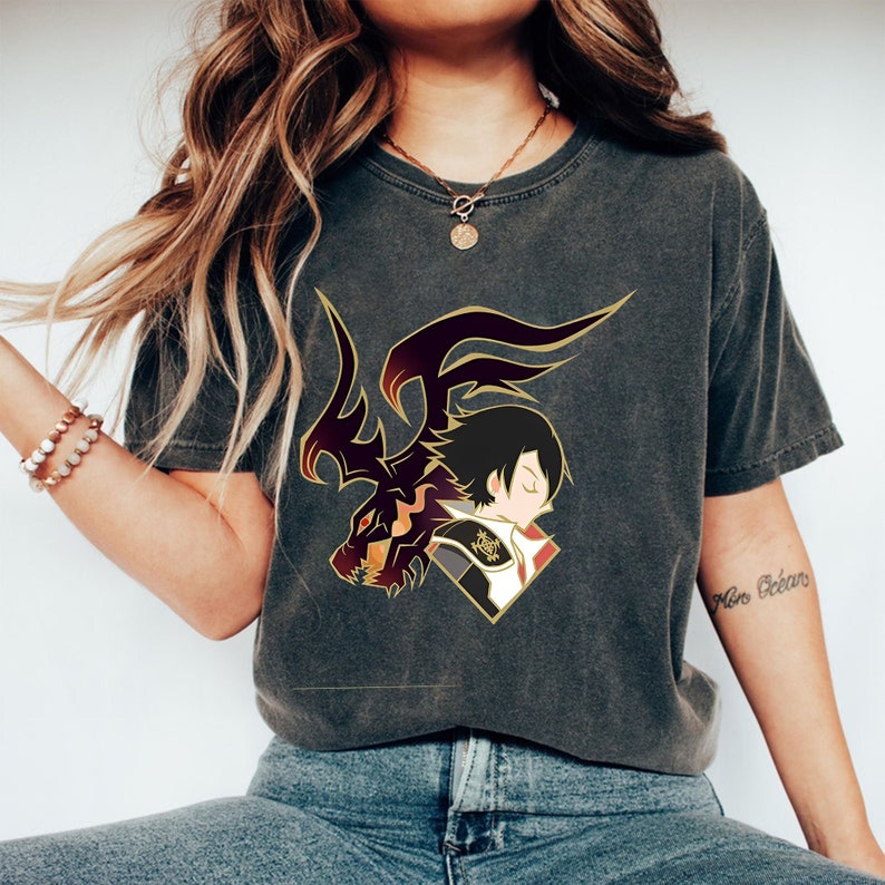 Clive Rosfield X Ifrit FF16 Chibi Fanart Shirt Ifrit FF16 - Etsy Australia