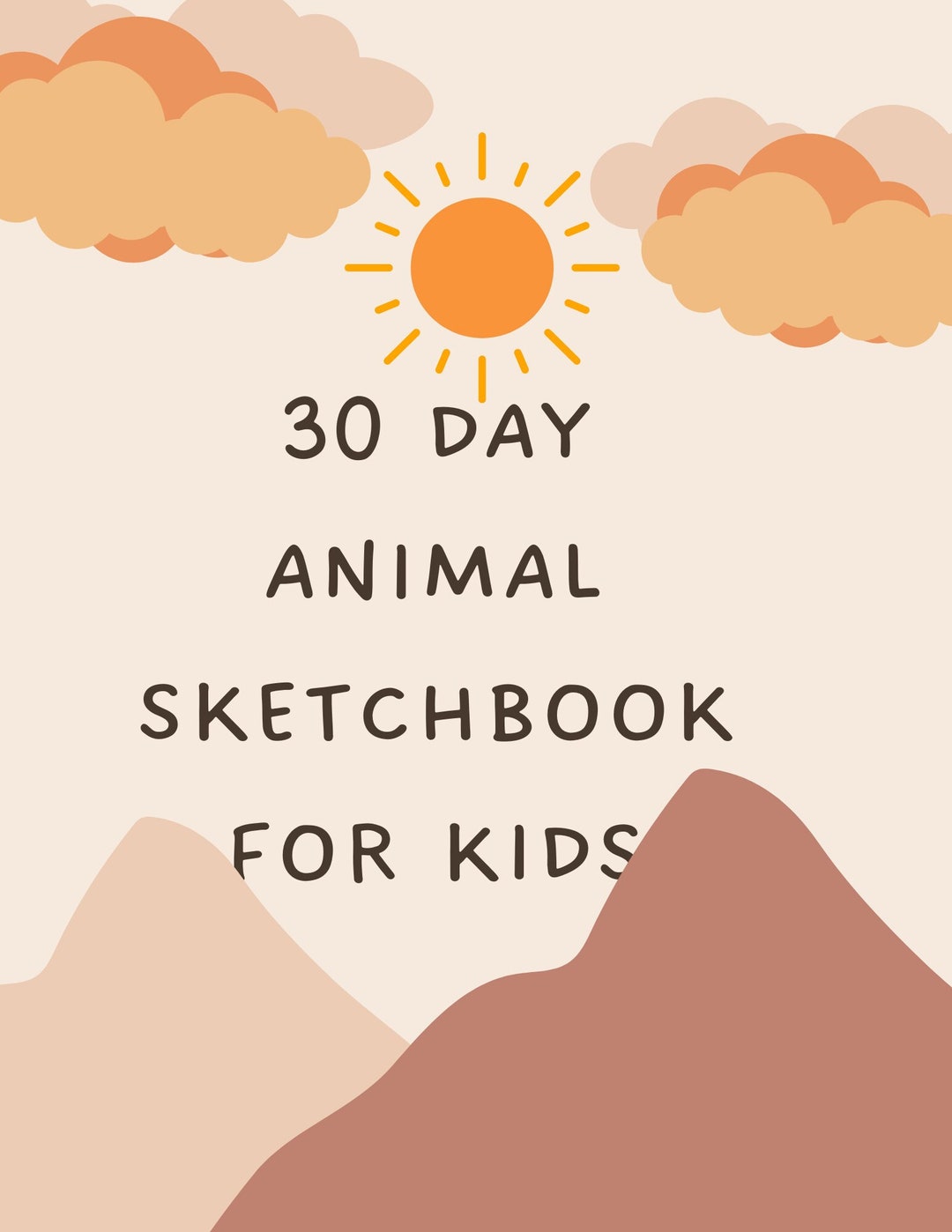 Beautiful Coloring Page 30 Day Animal Coloring Book Animal Drawings for ...