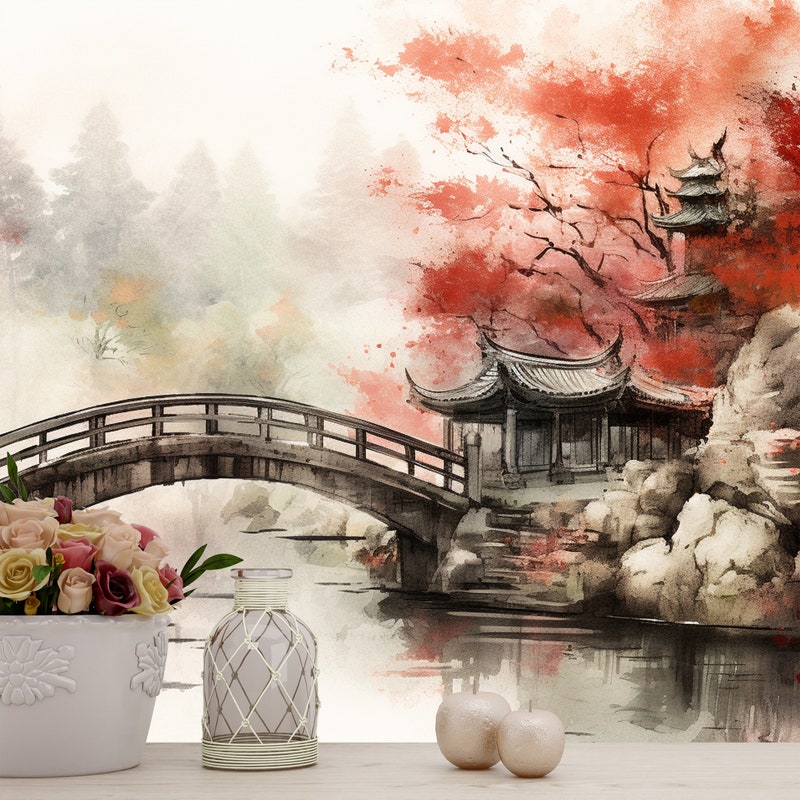 Chinese Wall Mural - Etsy