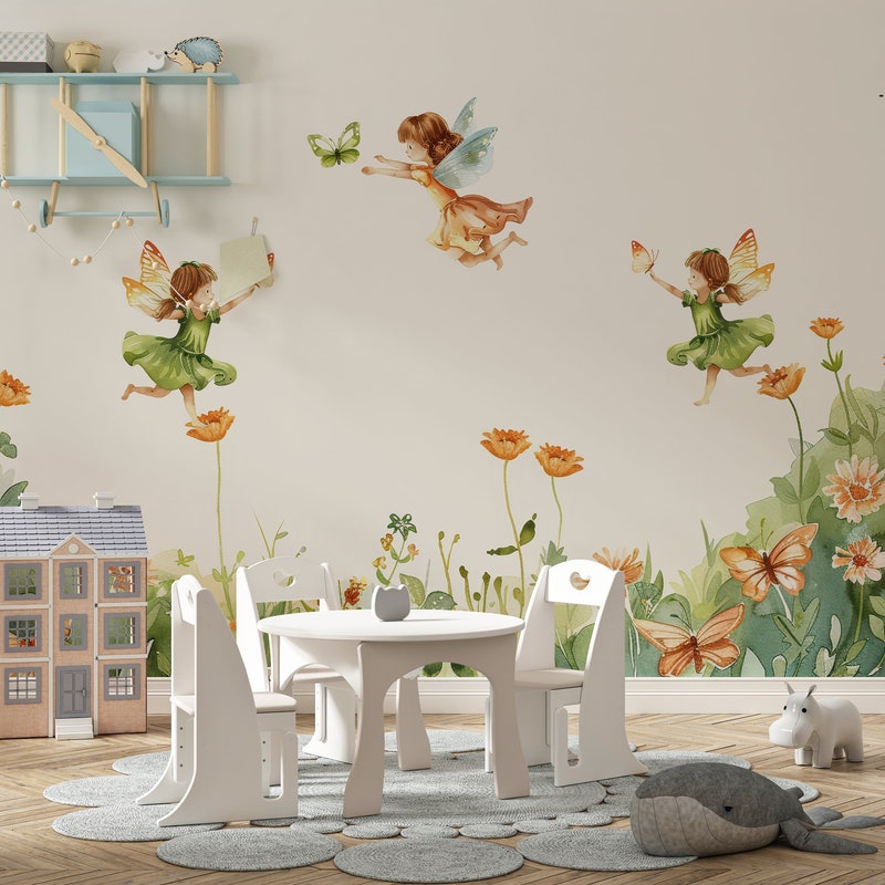 Fairy Girls Wall Decals - Etsy