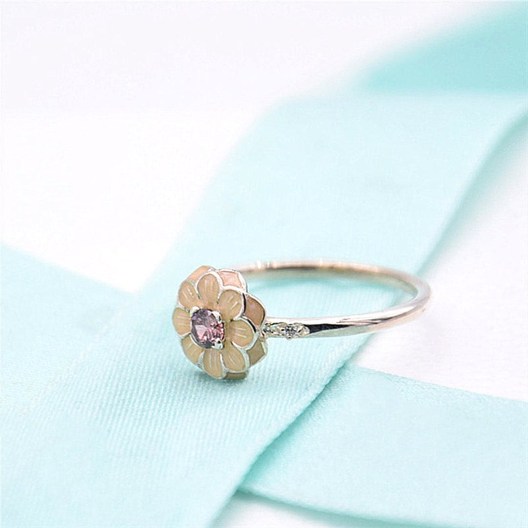 Pandora Silver Flowering Dahlie Blooming Dahlia Ring - Etsy