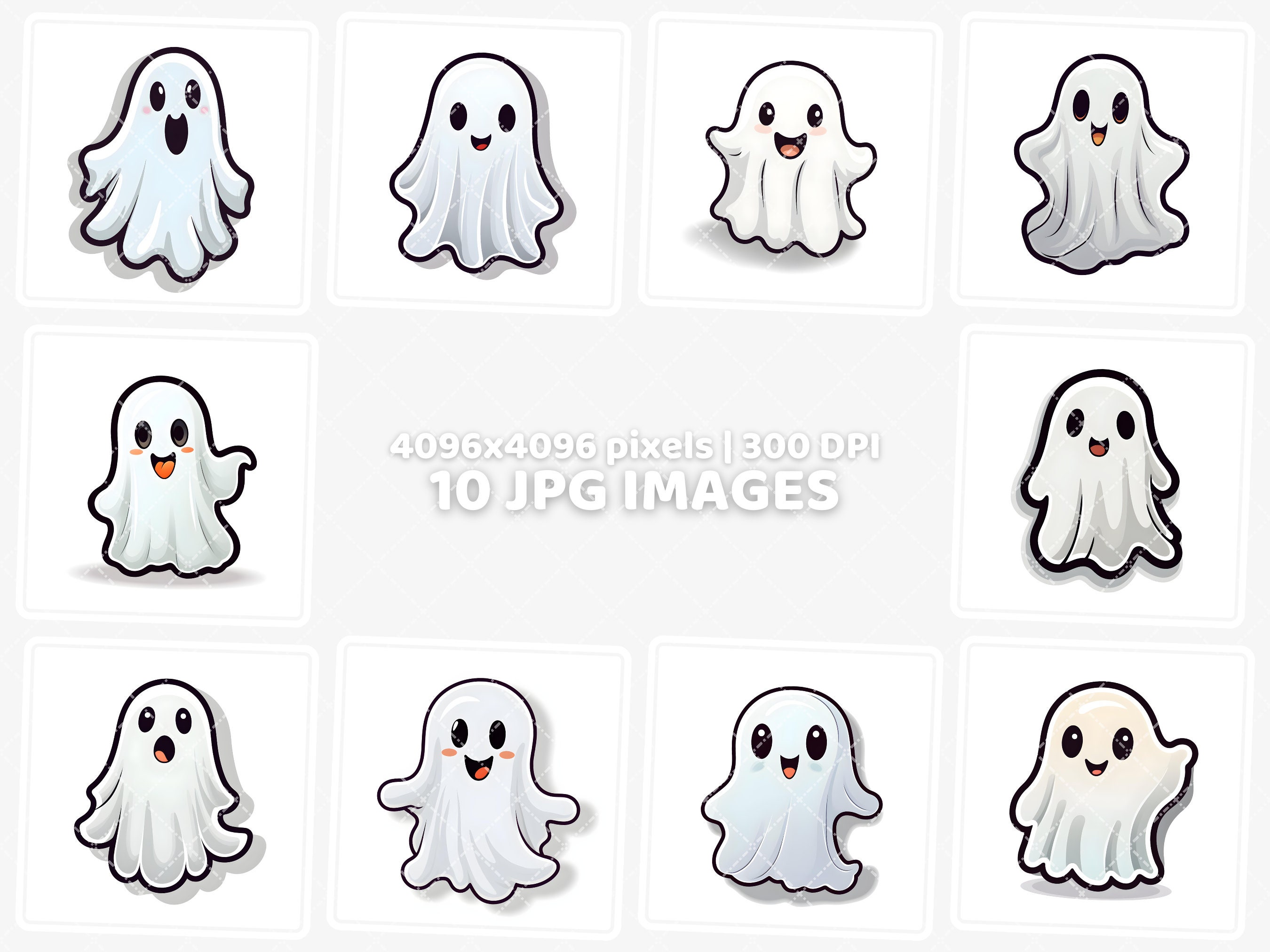 Lovely Ghost Clipart Cute Ghost Clipart Haloween Clipart Cute Halloween ...