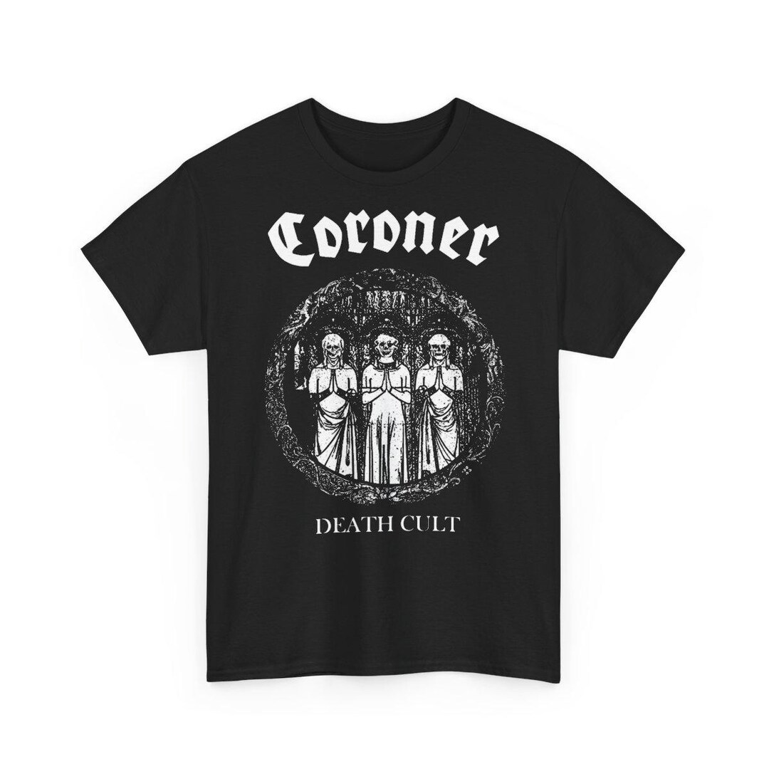 CORONER DEATH CULT Vintage Design Tshirt - Etsy