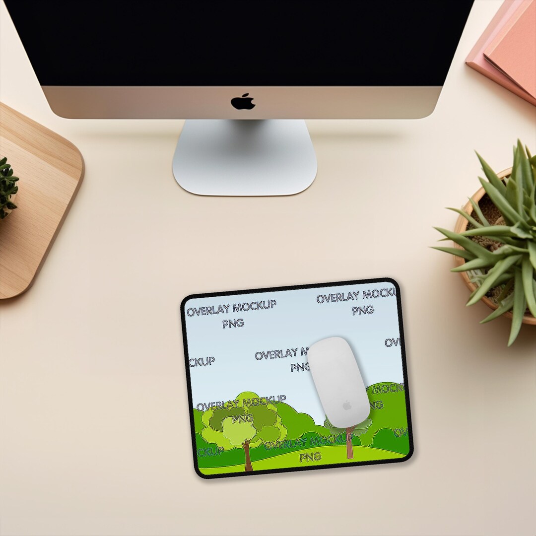 Mouse Pad Mockup 9x7 – Canva & Printify Compatible (PNG) - Etsy