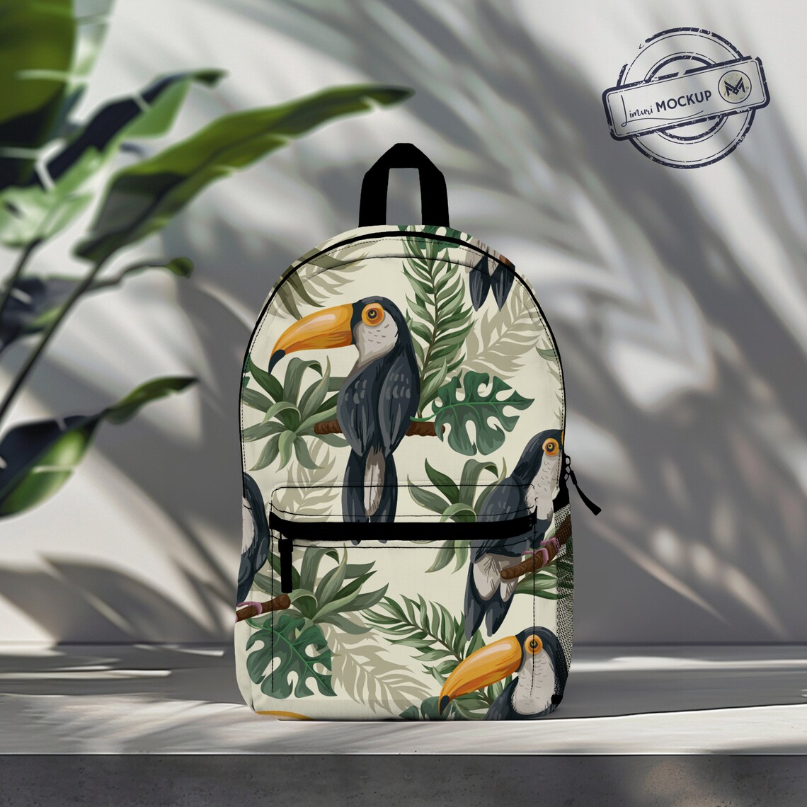 Customizable Backpack Mockup for Print on Demand | Canva Compatible ...