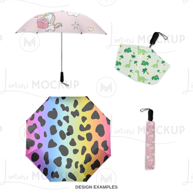 Dye Sublimation Umbrella Mockup | Canva Template (AOP) - Etsy