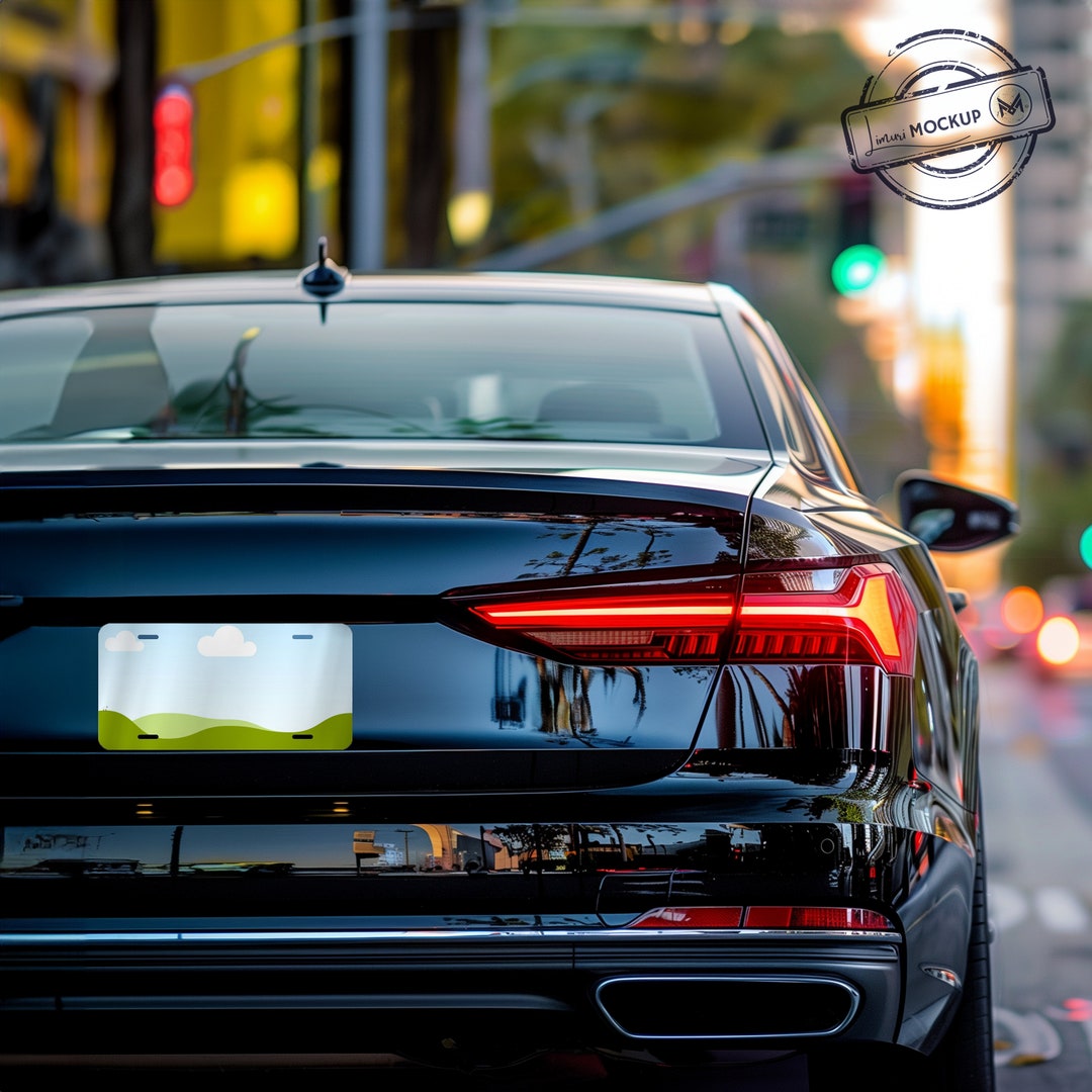 License Plate Mockup, Aesthetic Design for Car Plate, Plate Mockup, Car ...