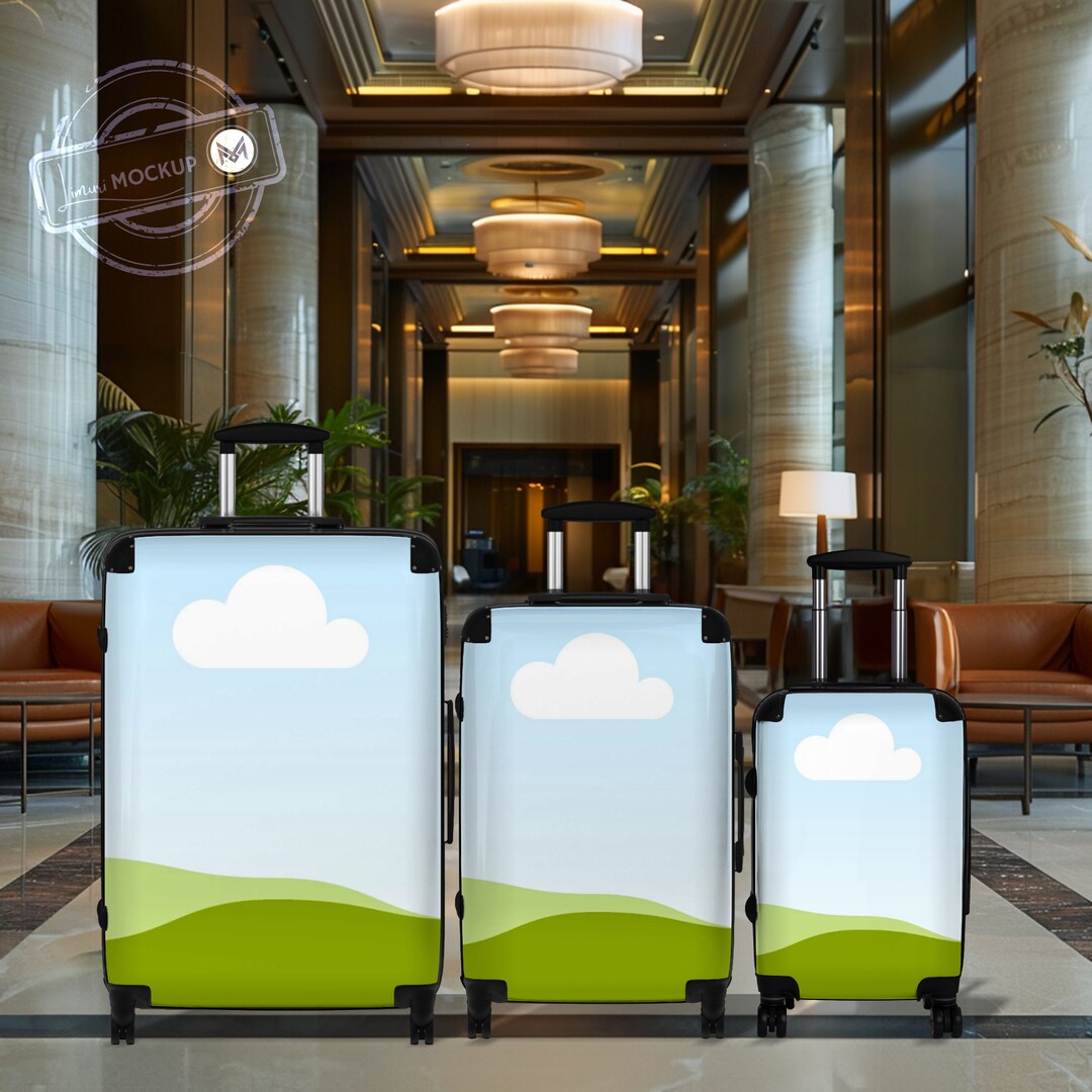 Suitcase Mockup Travel Set for Creative Entrepreneurs Print on Demand ...