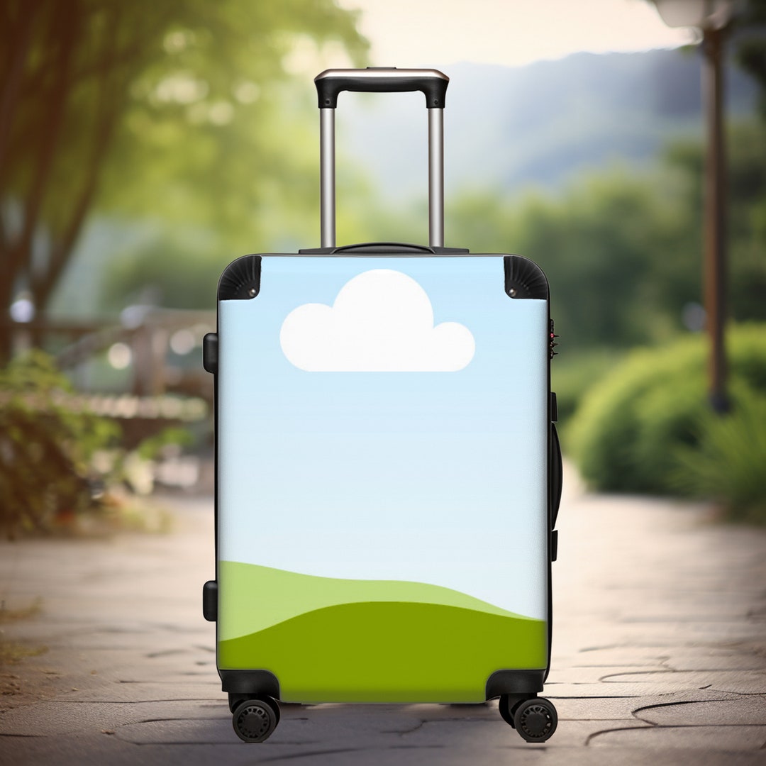 Customizable Suitcase Mockup for Print on Demand Showcase Your Unique ...