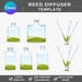 REED DIFFUSER Template, Fragrance Essential Oil Diffuser Mockup ...