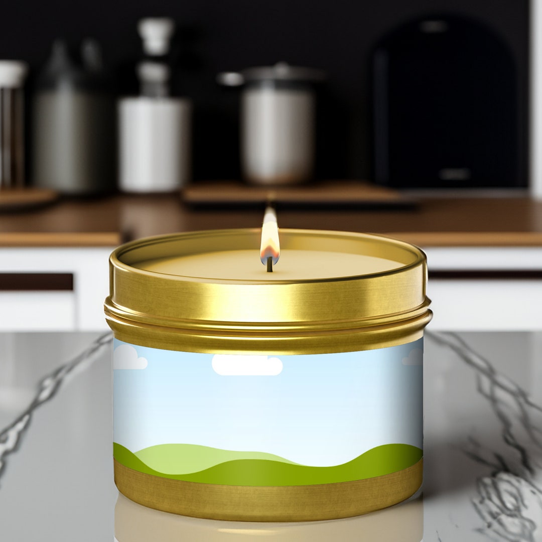 Elegant Gold Tin Candle Mockup Perfect for Showcasing Your Product in ...