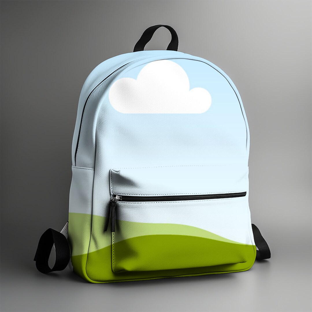 Sublimation Backpack Mockup: Easy-to-use Transparent Overlay for Canva ...