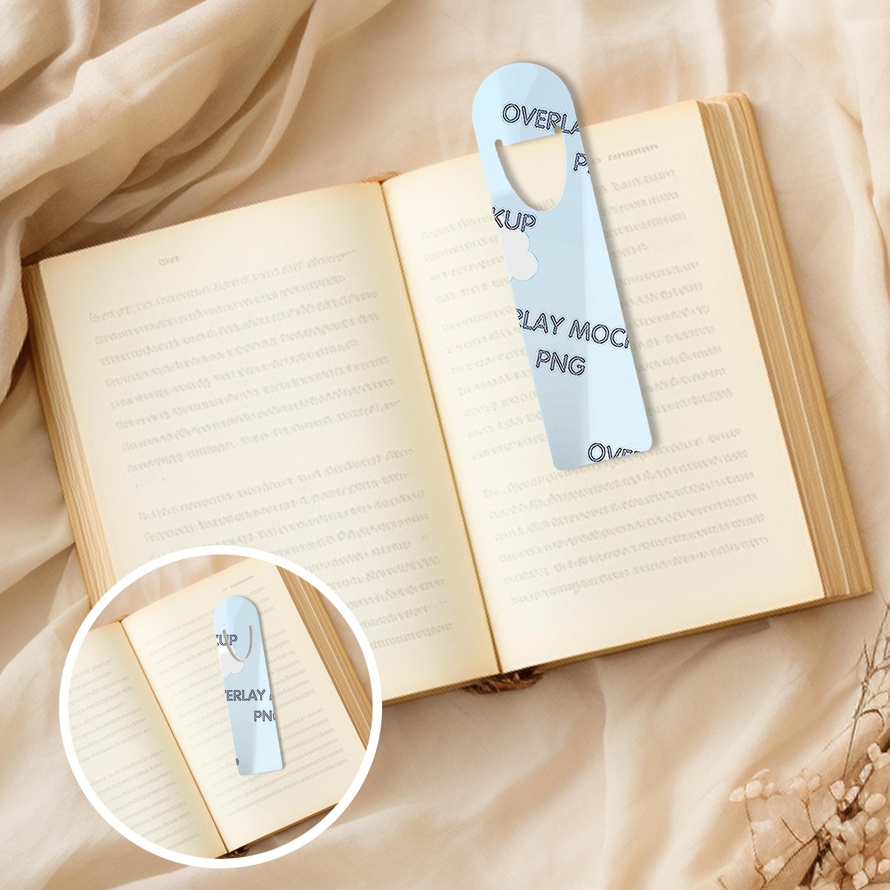 Bookmark Mockup Bundle - 2x PNG Overlay Mockup - Showcase Your Designs ...