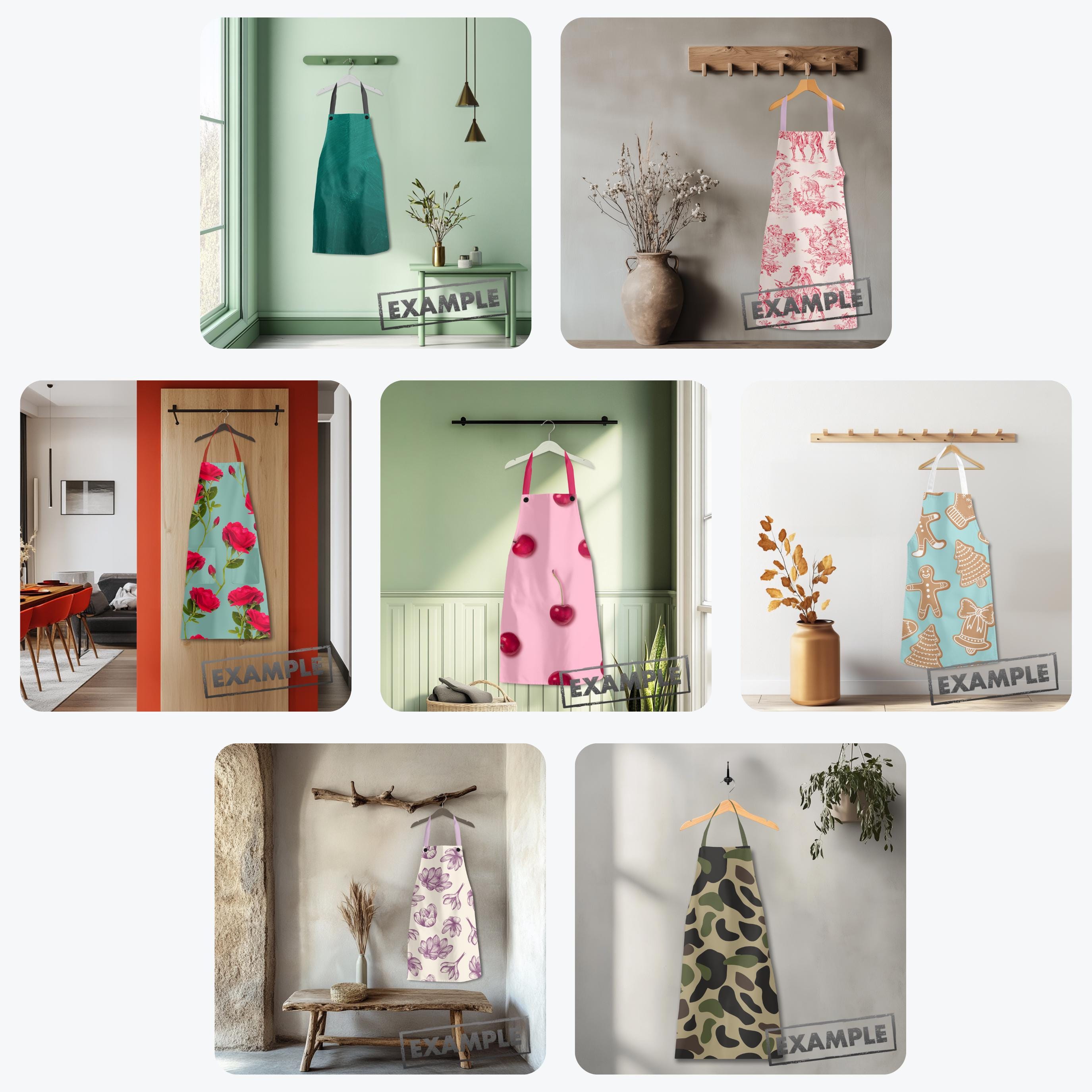 AOP Apron Mockup Set, Drag & Drop Canva Frame (digital Download) - Etsy