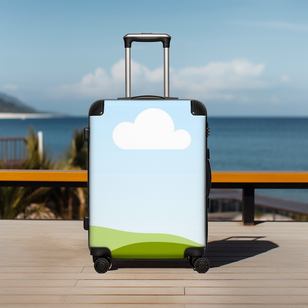 Customizable Suitcase Mockup for Print on Demand Showcase Your Unique ...