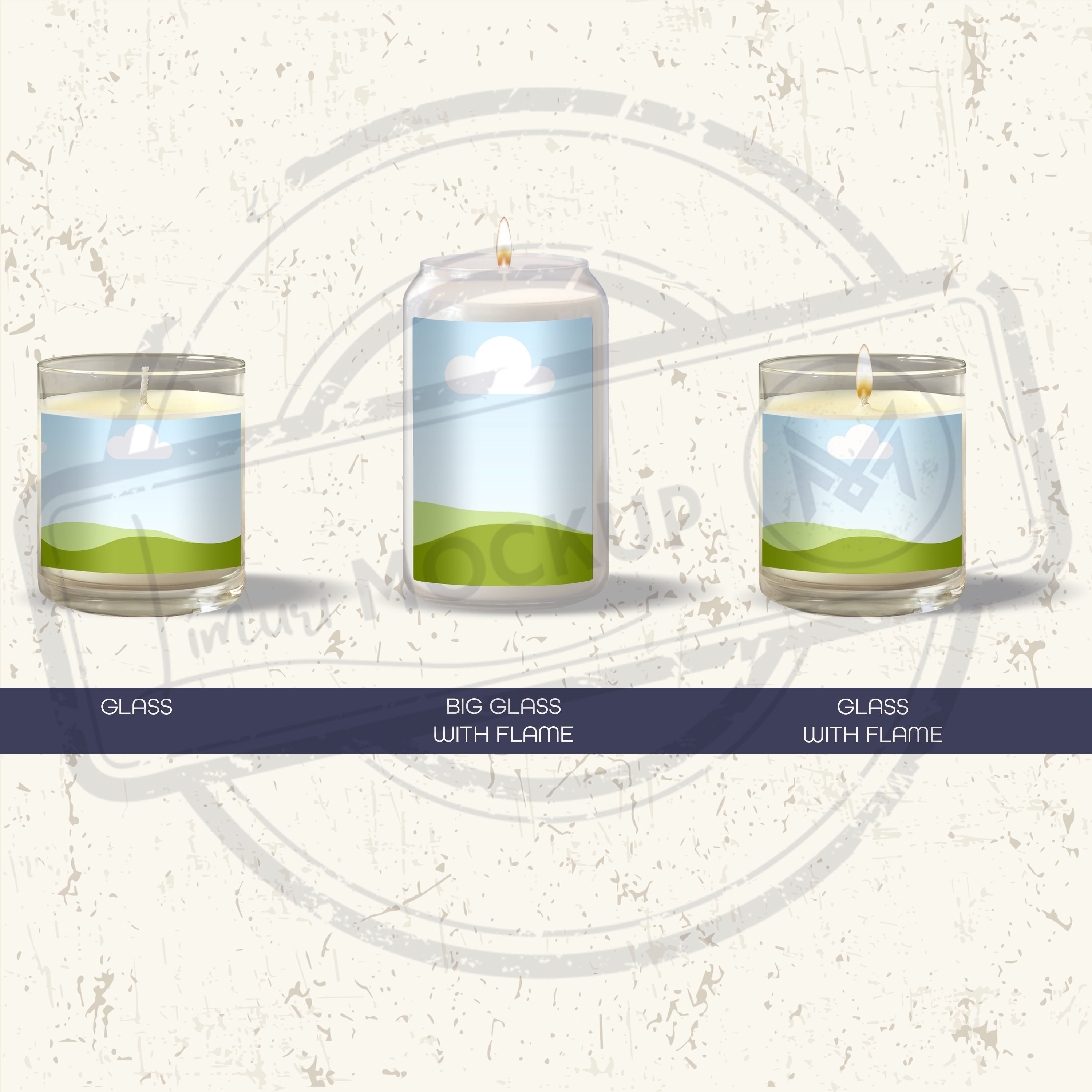 Glass Candle Mockup, Candle Mockup, Soy Candle Mockup, Candle Template ...