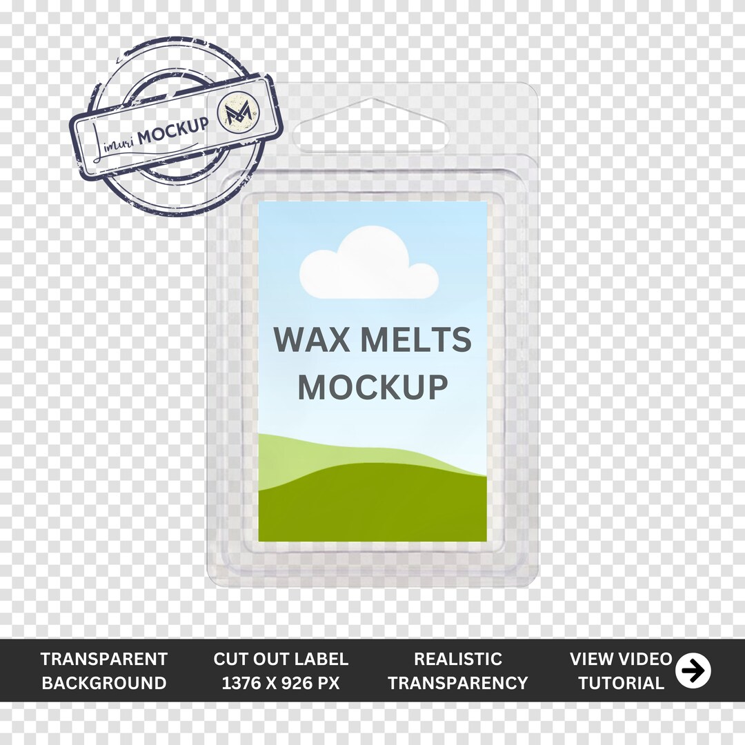 Wax Melts Mockups, Edit in Canva, Simple Mockup, Wax Melt Label Mockup ...