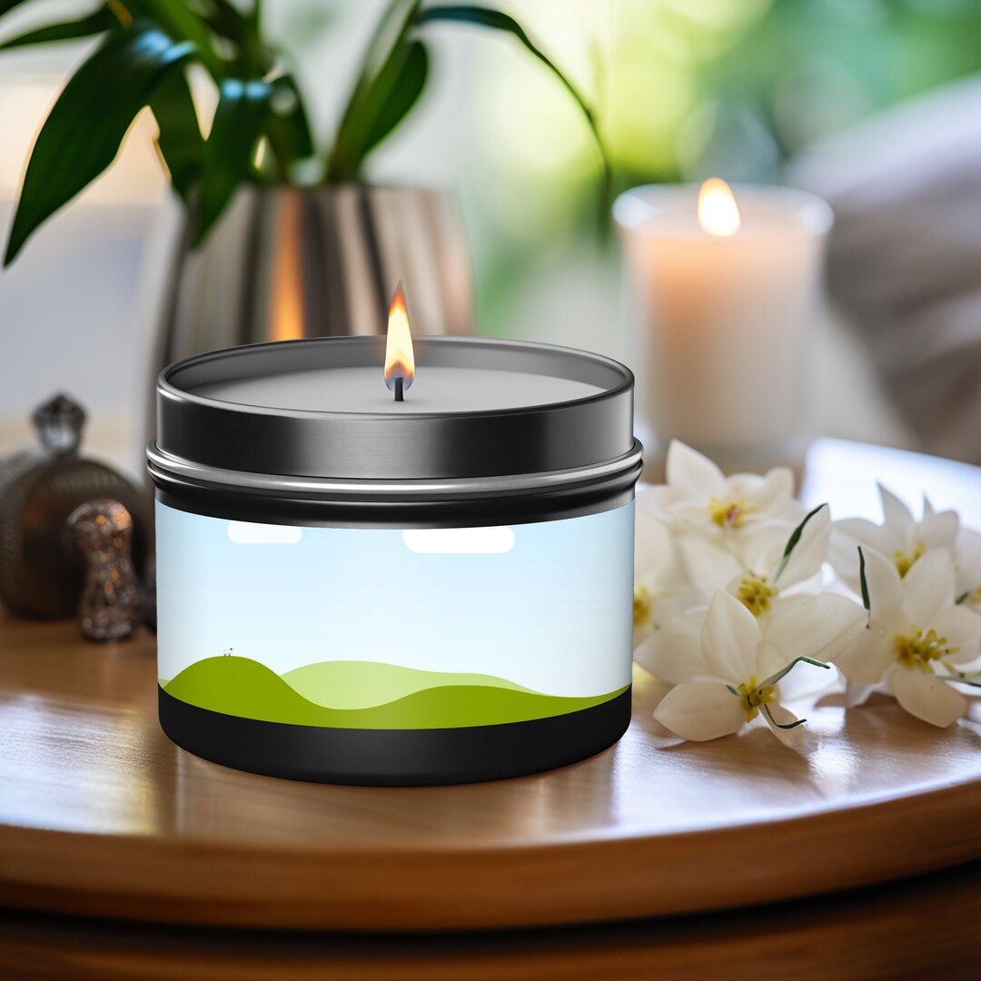 Elegant Black Tin Candle Mockup - Perfect for Showcasing Your Product ...