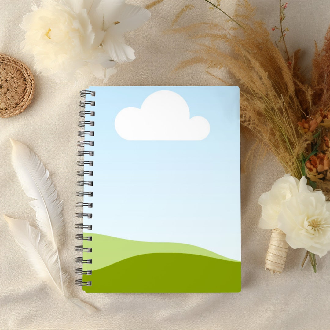 Spiral Notebook Mockup Blank Spiral Notebook Mockup Planner Mockup ...