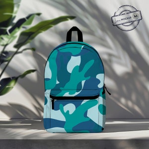 Customizable Backpack Mockup for Print on Demand | Canva Compatible ...