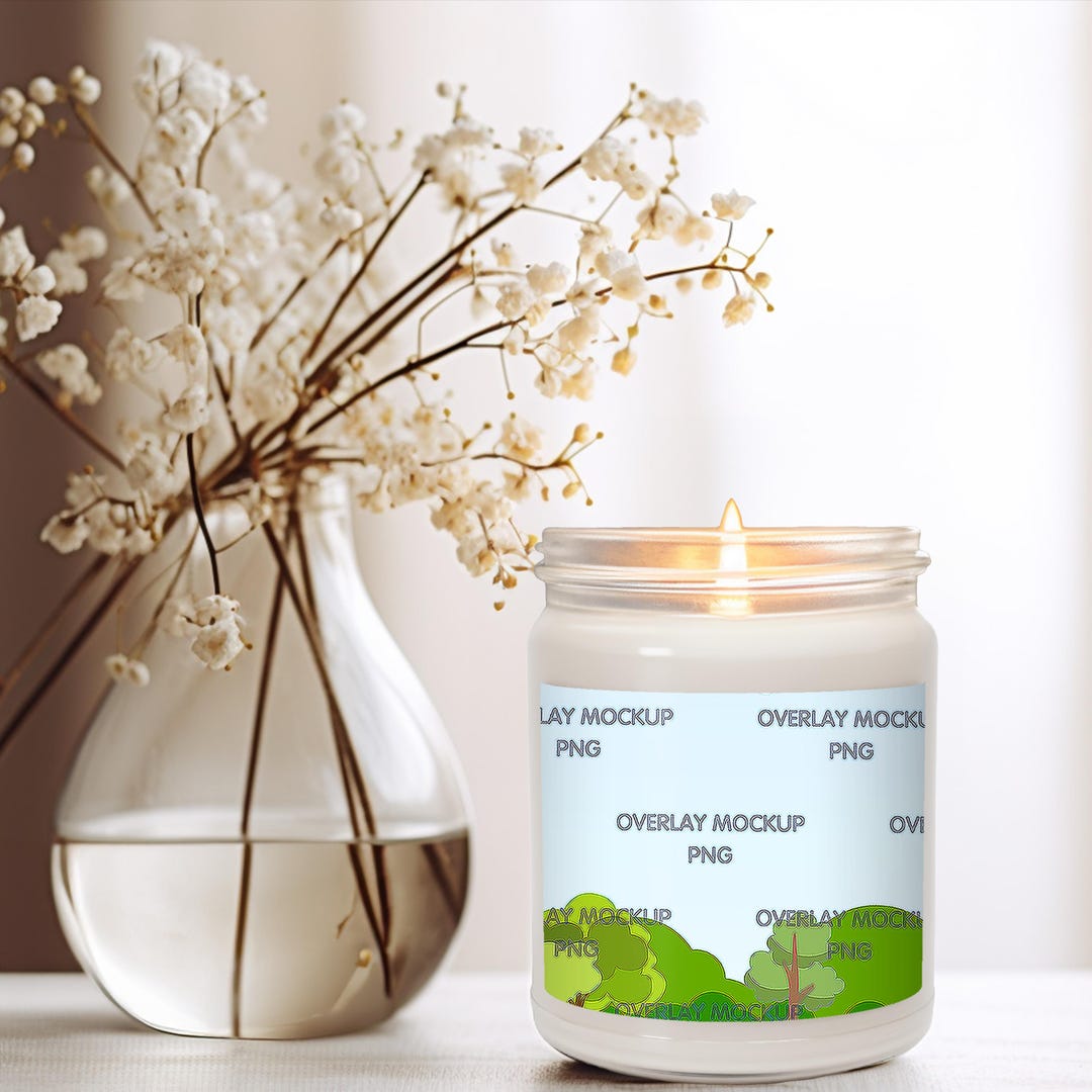 Blank Scented Candle Mock up Bundle, Soy Candle Mockup, Candle Mock-up ...