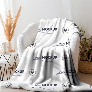 Professional Blanket Mockup: Easy-to-use Canva Template With ...