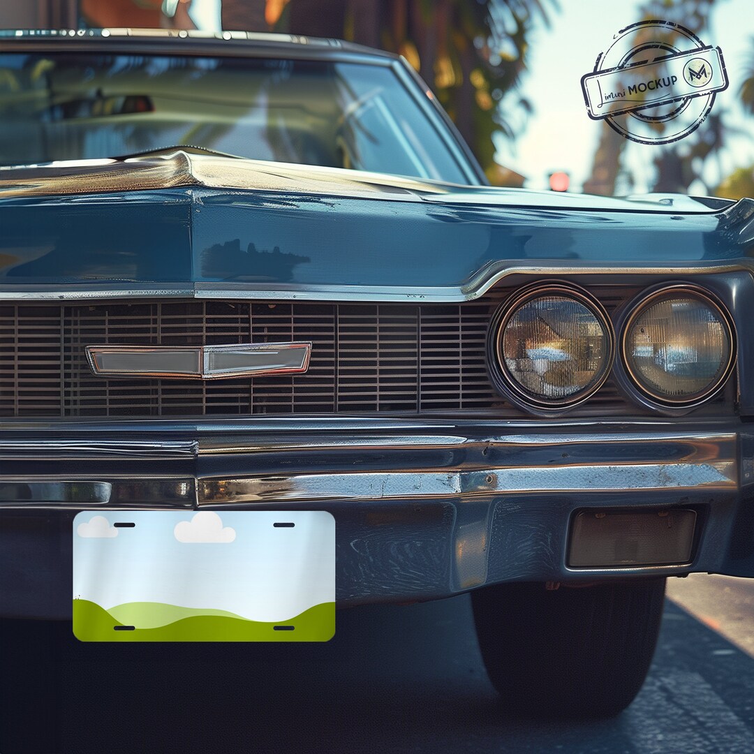 License Plate Mockup, Aesthetic Design for Car Plate, Plate Mockup, Car ...