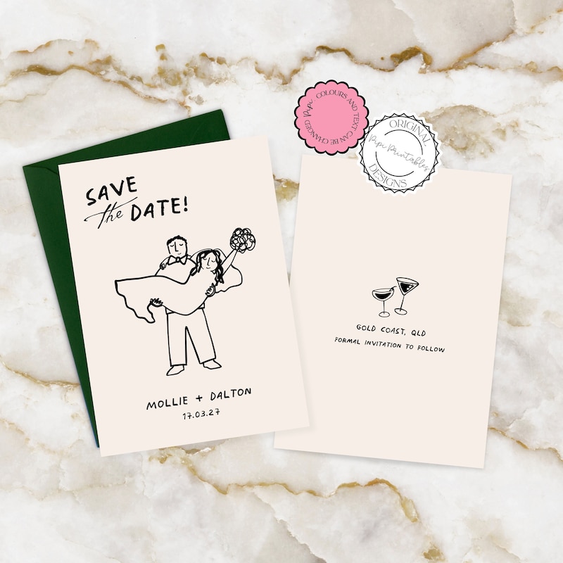 Funny Save the Date - Etsy