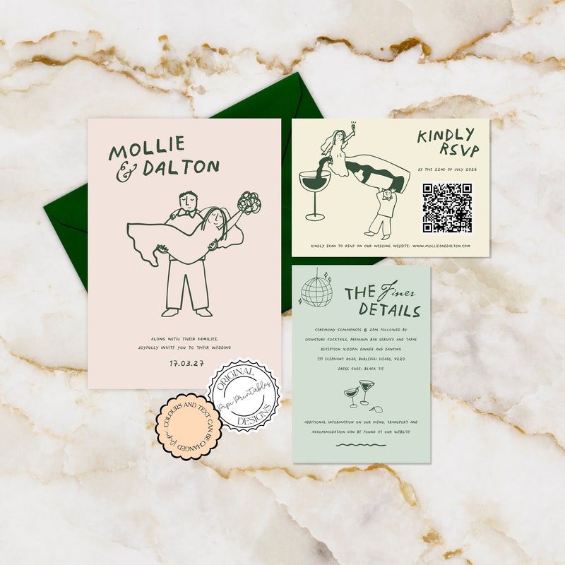 Funny Wedding Invitations - Etsy