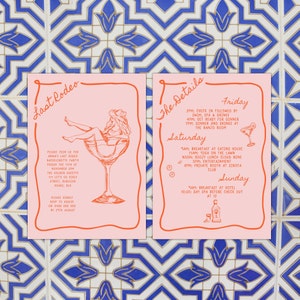 Scribble Illustrated Last Rodeo Bachelorette Party Invitation Weekend ...