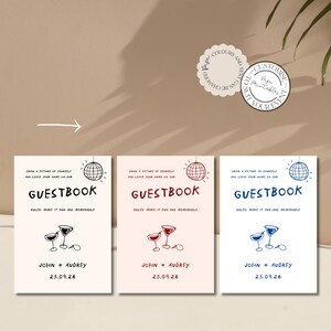 Guest Book Instruction Sign Template Printable Hand Drawn Scribble ...