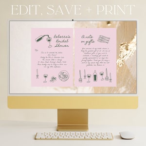 Scribble Illustrations Bridal Shower Invitation Template Hand Drawn ...