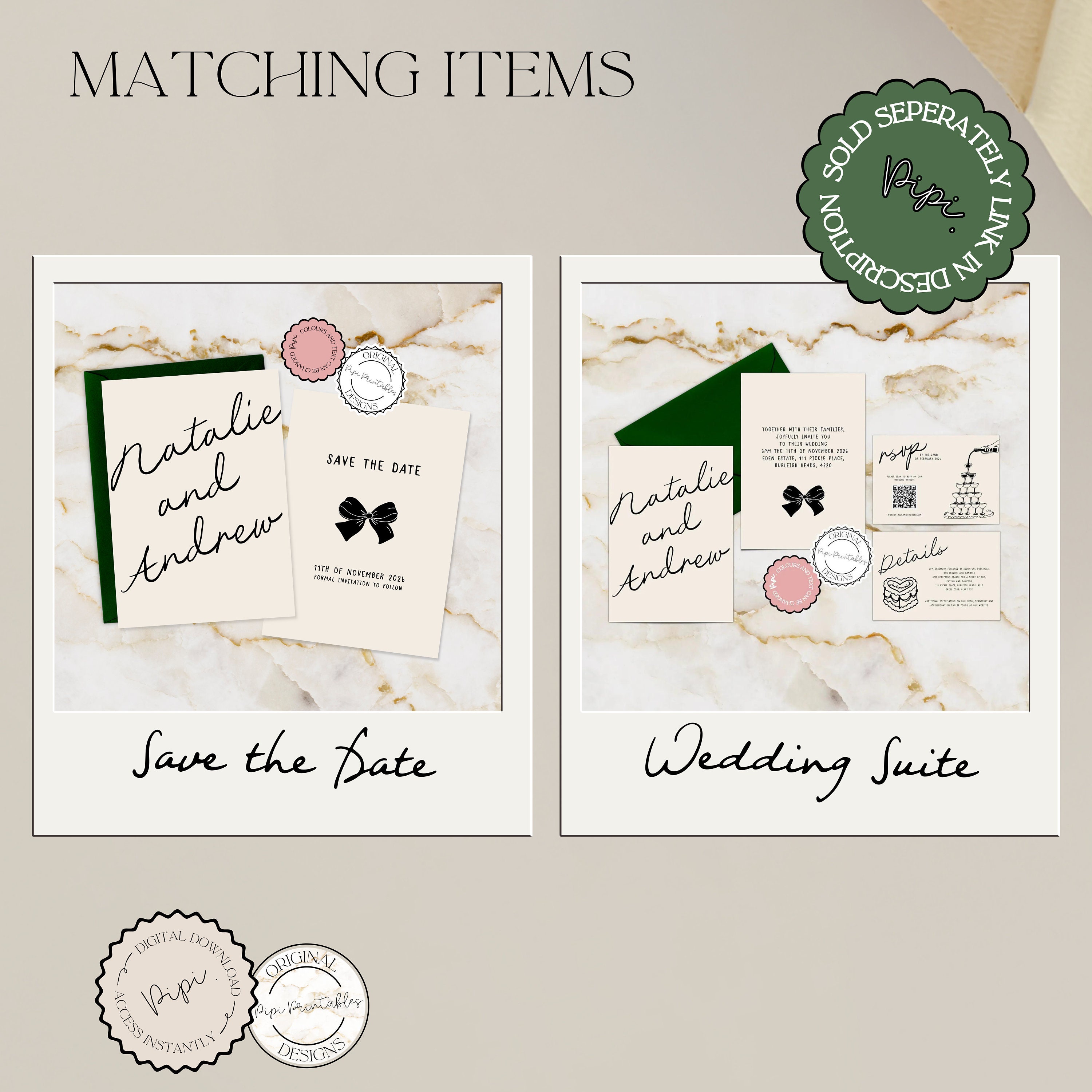 Order of Events Sign Template Hand Drawn Scribble - Etsy