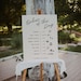 Order of Events Sign Template Hand Drawn Scribble Illustrations Wedding ...