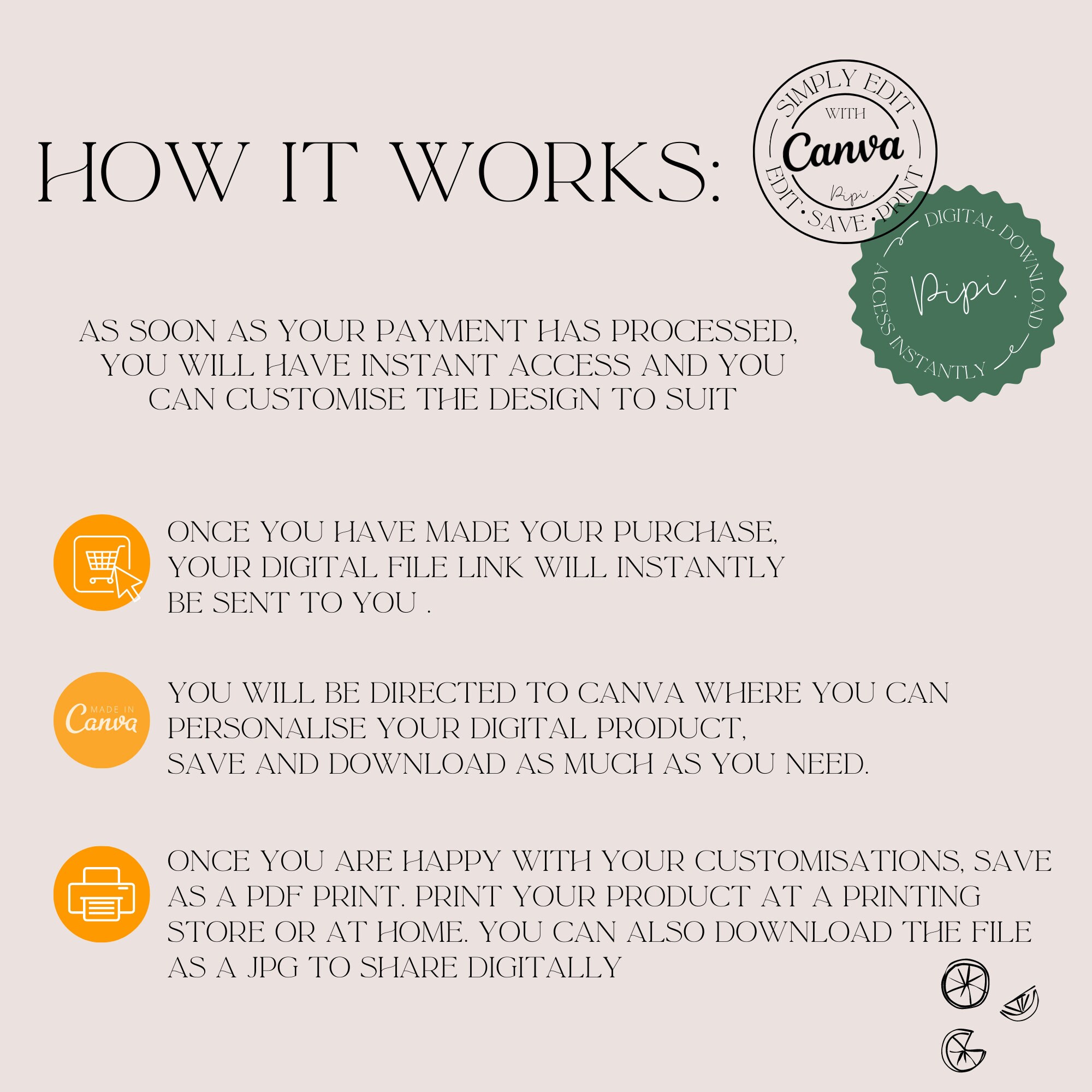 Printable Scribble Illustrated Wedding Invitation Handwritten - Etsy