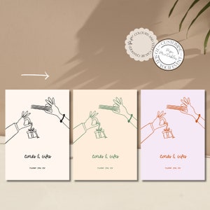 Cards and Gifts Sign Template Hand Drawn Scribble Illustration Cute ...